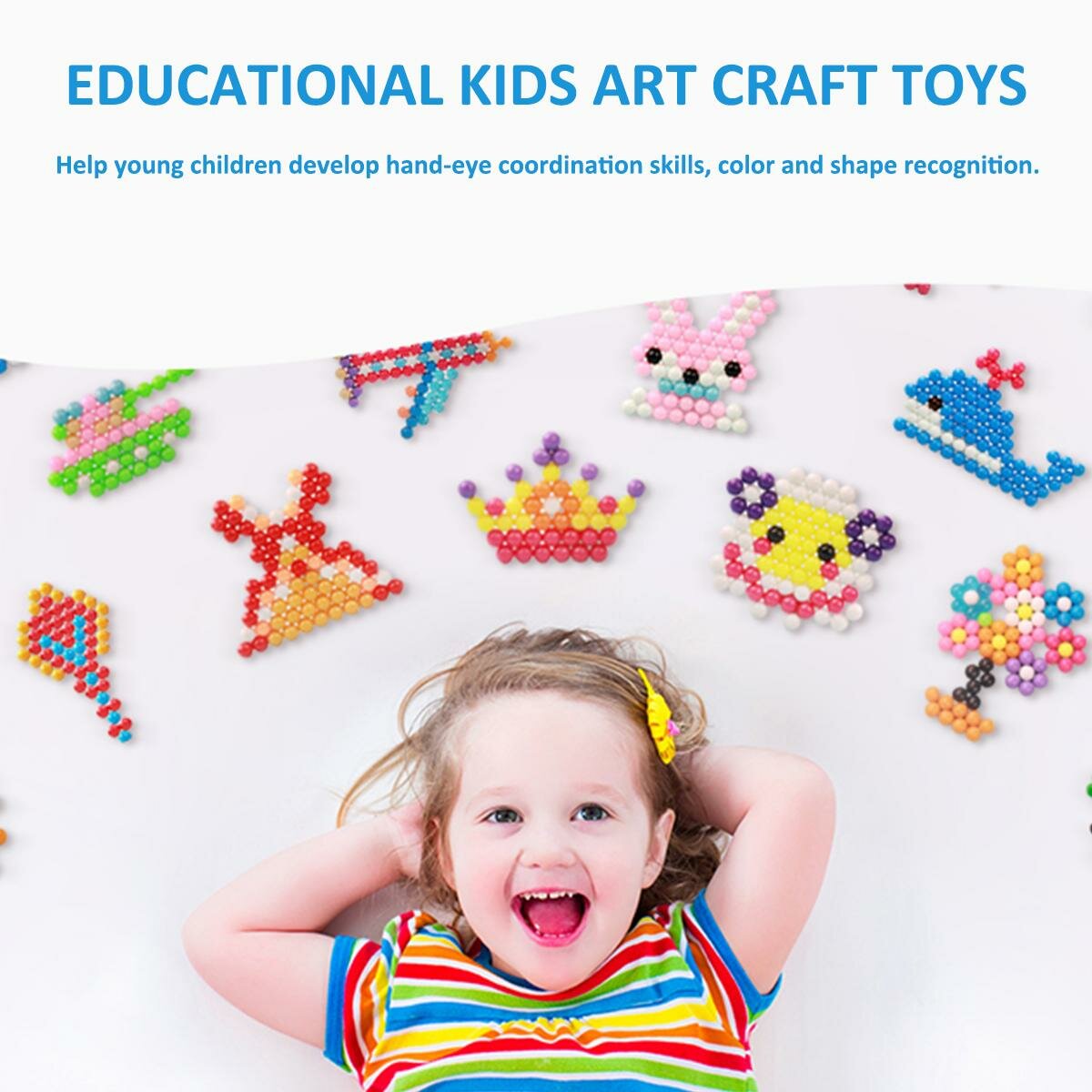 【Специальная распродажа】1100 шт. самодельных игрушек для мальчиков и девочек, волшебных водяных бусинок, волшебных шариков, липких шариков, волшебных шариков из бобов
