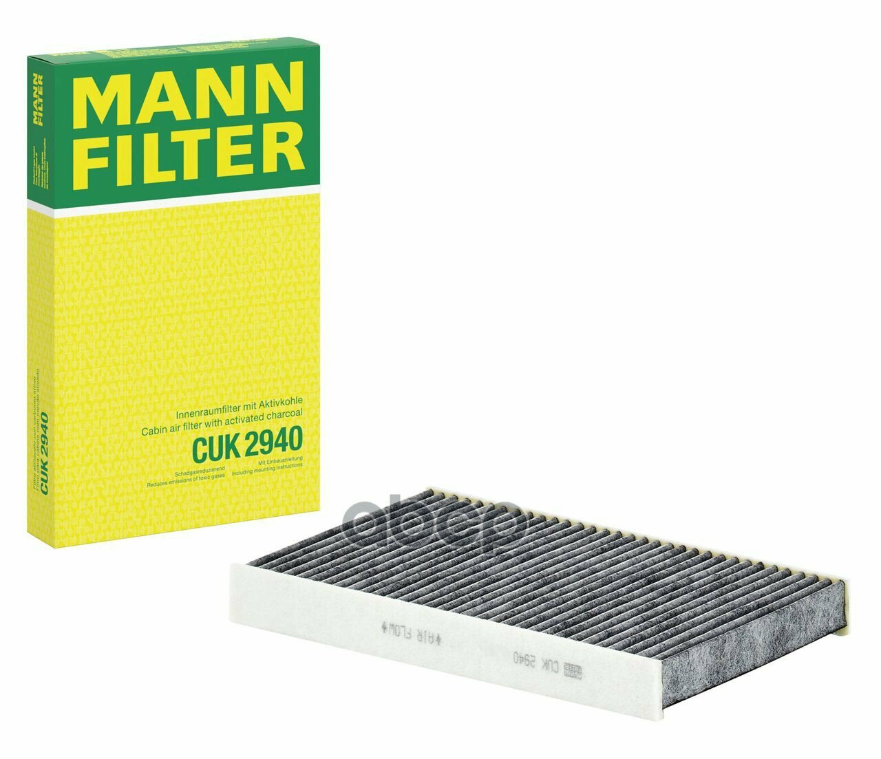 Фильтр салона Citroen C2, C3, C4, C4 II, Peugeot 1007, 307, 308, 408 MANN-FILTER арт. CUK2940