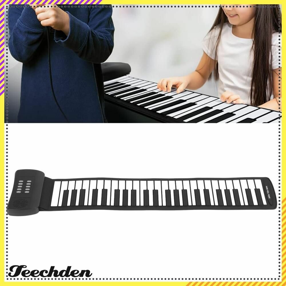 Roll Out Piano, Компактный синтезатор с 4D звуковыми эффектами, подходит для отдыха и учебы