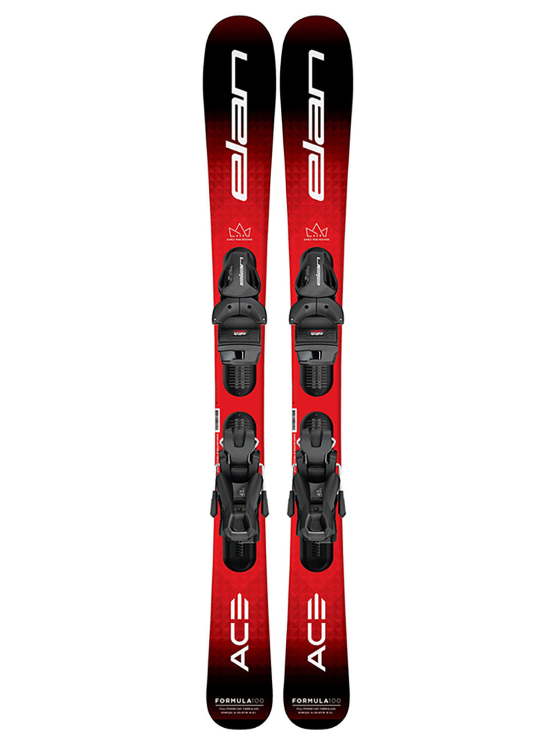 Горные лыжи с креплениями Elan Formula Red JR Shift + EL 4.5 GW 24/25 , для детей , Красный