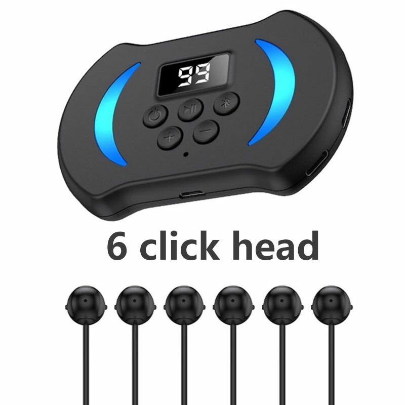 Автоматический кликер для экрана смартфона G40 с 6 головками, цифровым дисплеем и синей подсветкой