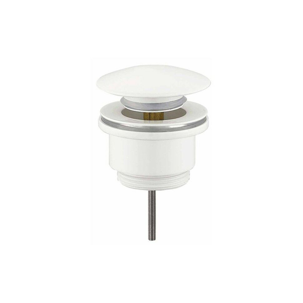 Донный клапан GID-ceramic G-60W, белый, универсальный, для раковины