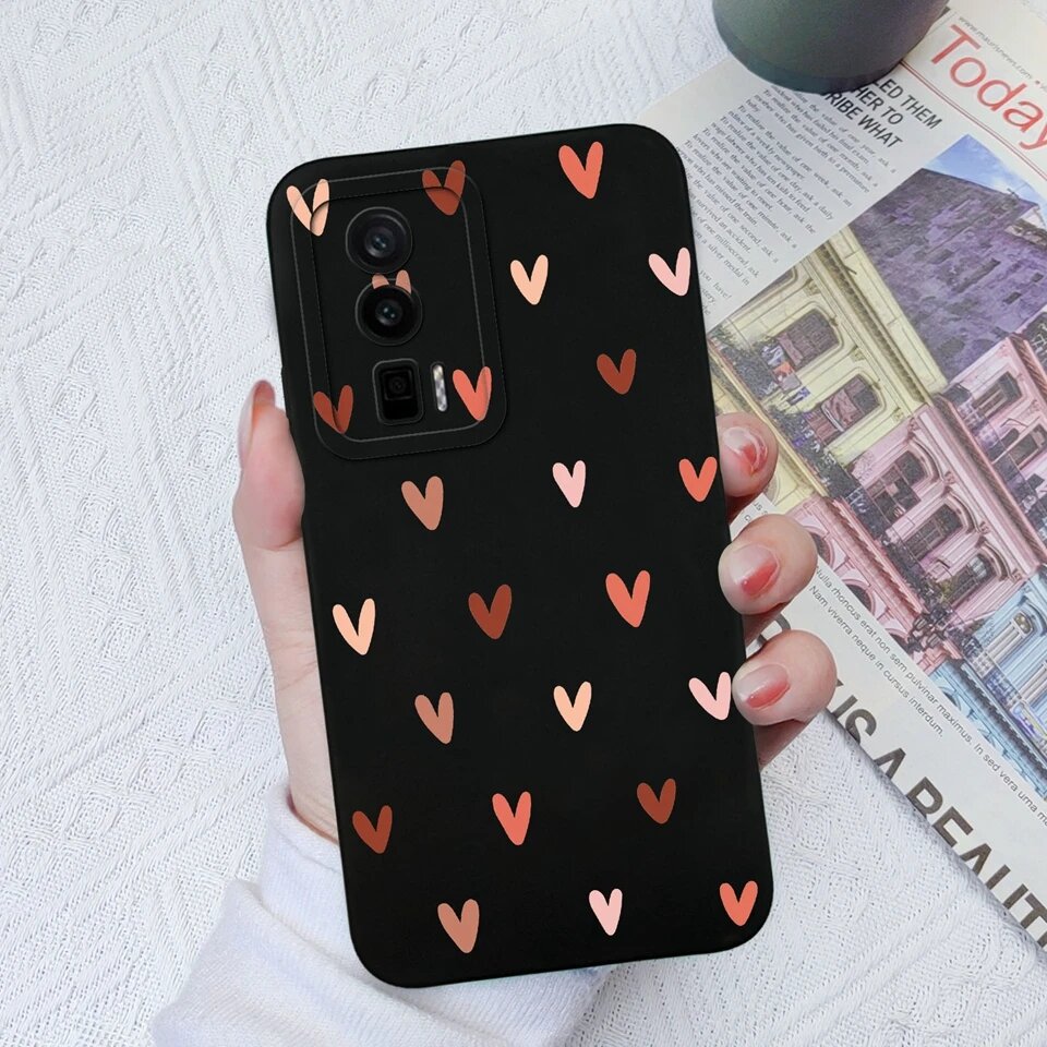 Чехол для Xiaomi Redmi K60 K60Pro K60UItra K60E, чехол с милыми сердечками для Redmi K 60 K 60Pro K 60UItra K60E, бампер