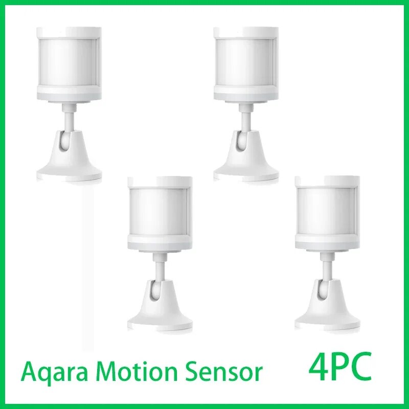 Датчик движения Aqara Smart датчики движения человека PIR беспроводное подключение Wifi ZigBee для хаба Aqara приложения XiaoMi Homekit - 4 шт.