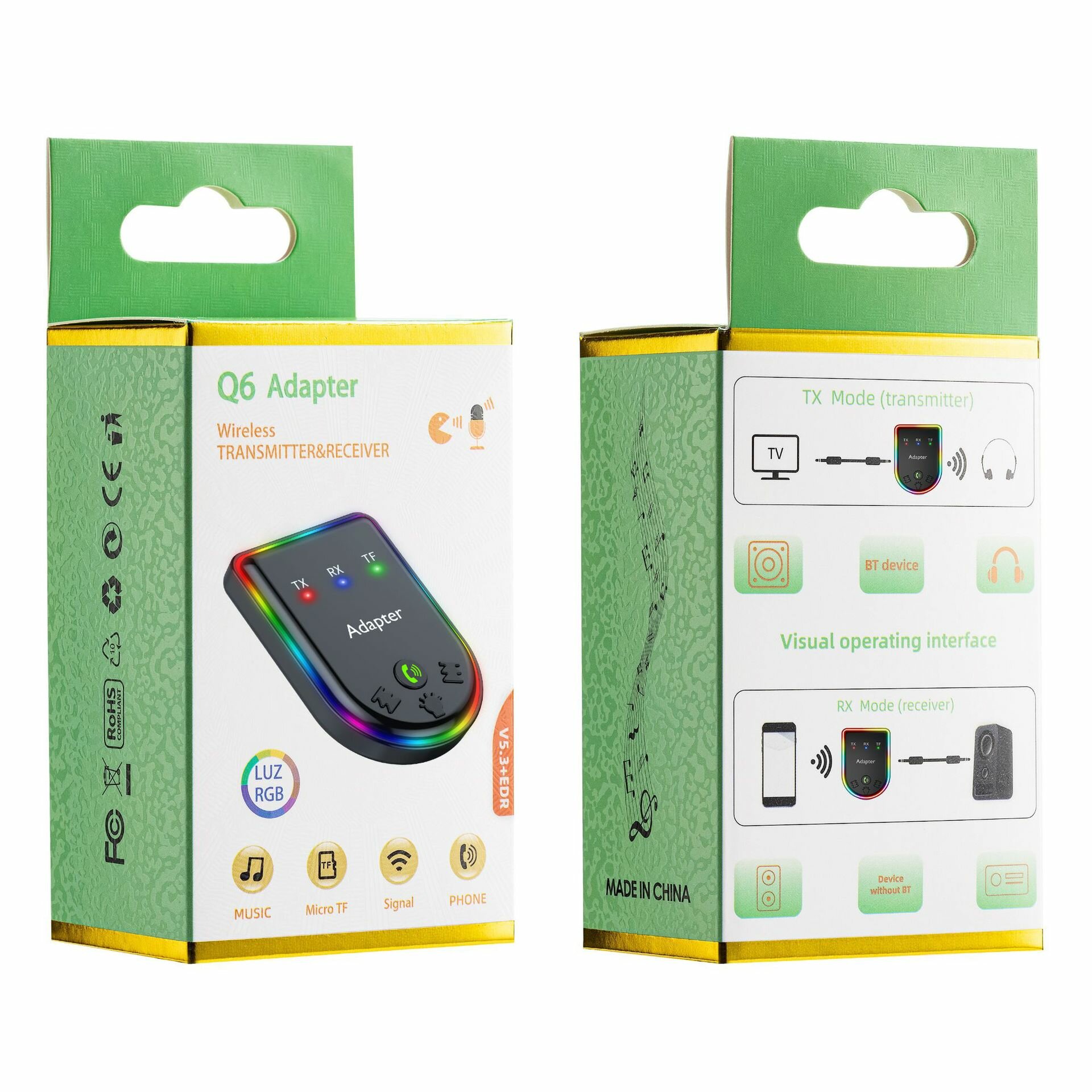 Беспроводной аудиоресивер WALКЕR, USB-AUX-Bluetooth, BTA-320, аудиоусилитель и ресивер с USB-интерфейсом в машину