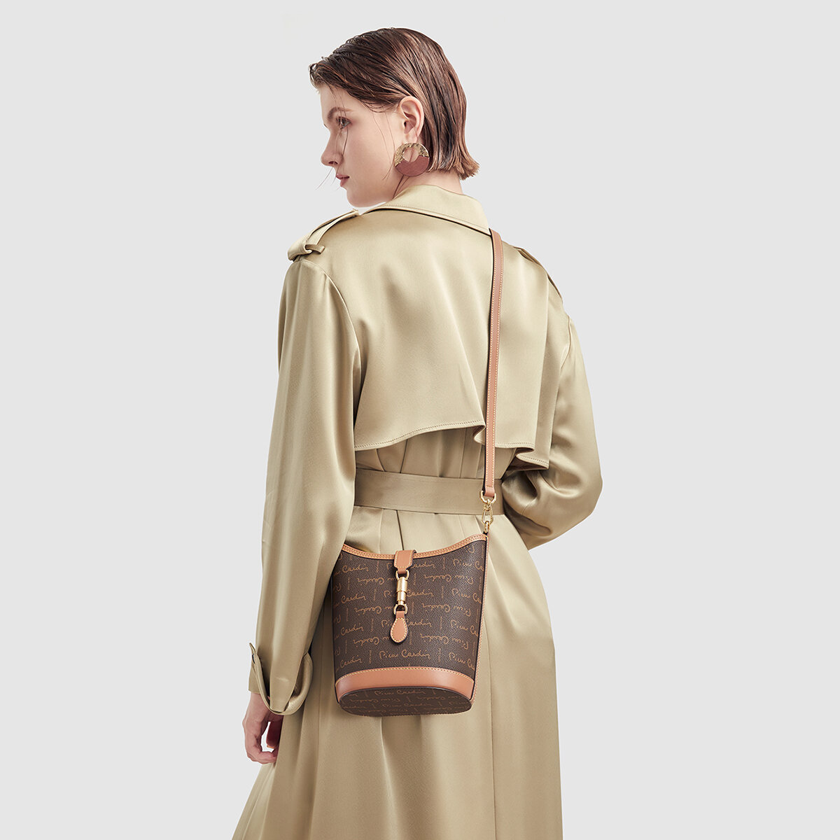 Сумка Pierre Cardin, кофейный — фото 1