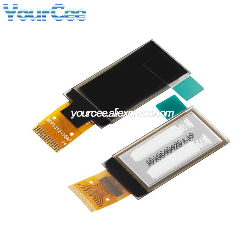 OLED дисплей 64x128 белый для Arduino, Color: OLED Bare Screen