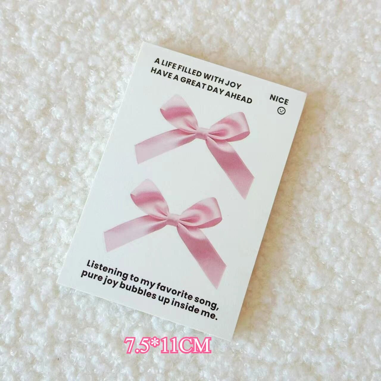 Ежедневник в корейском стиле, розовый, 7.5*11см