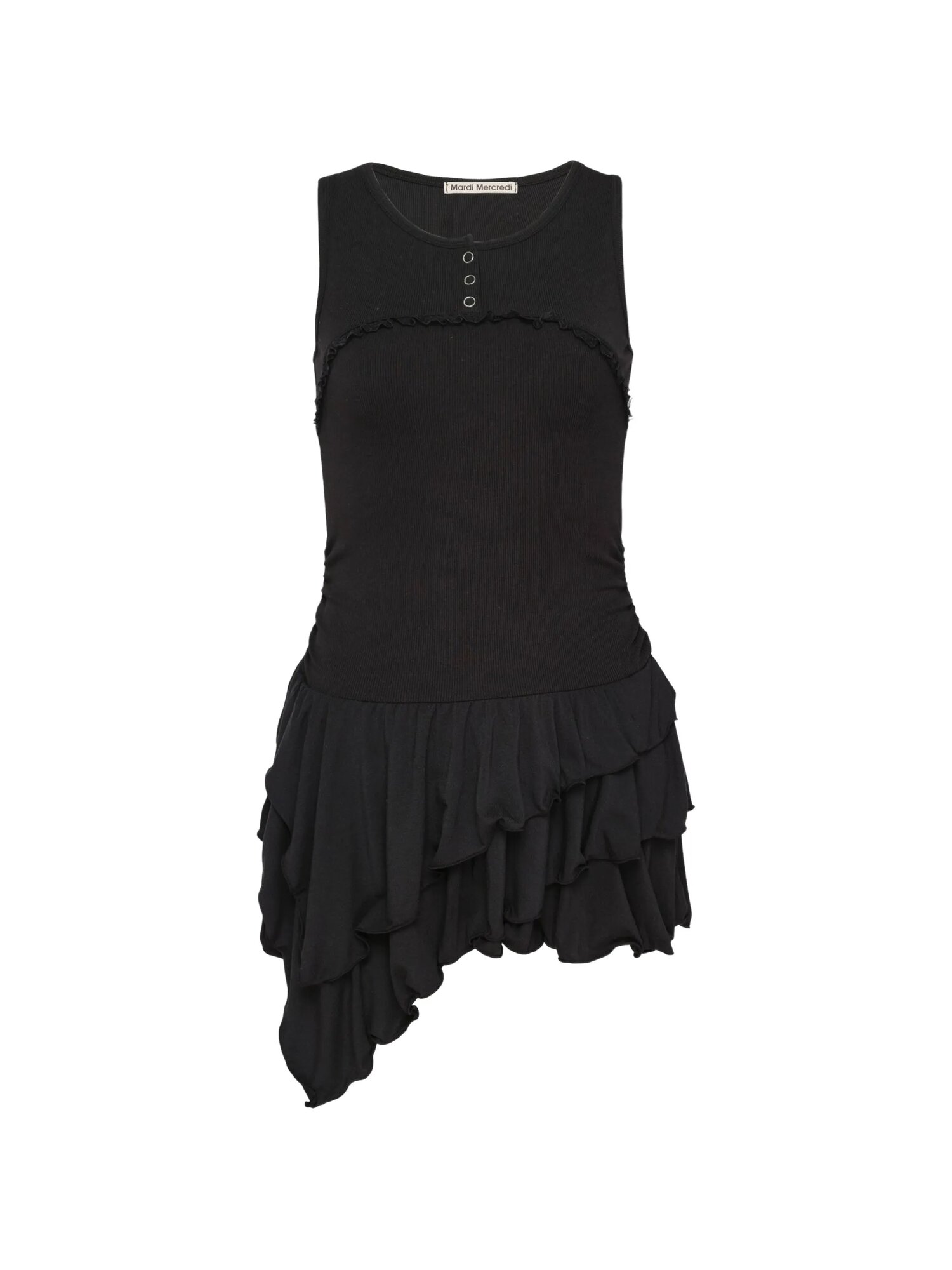 Платье Layered ruffled mini dress