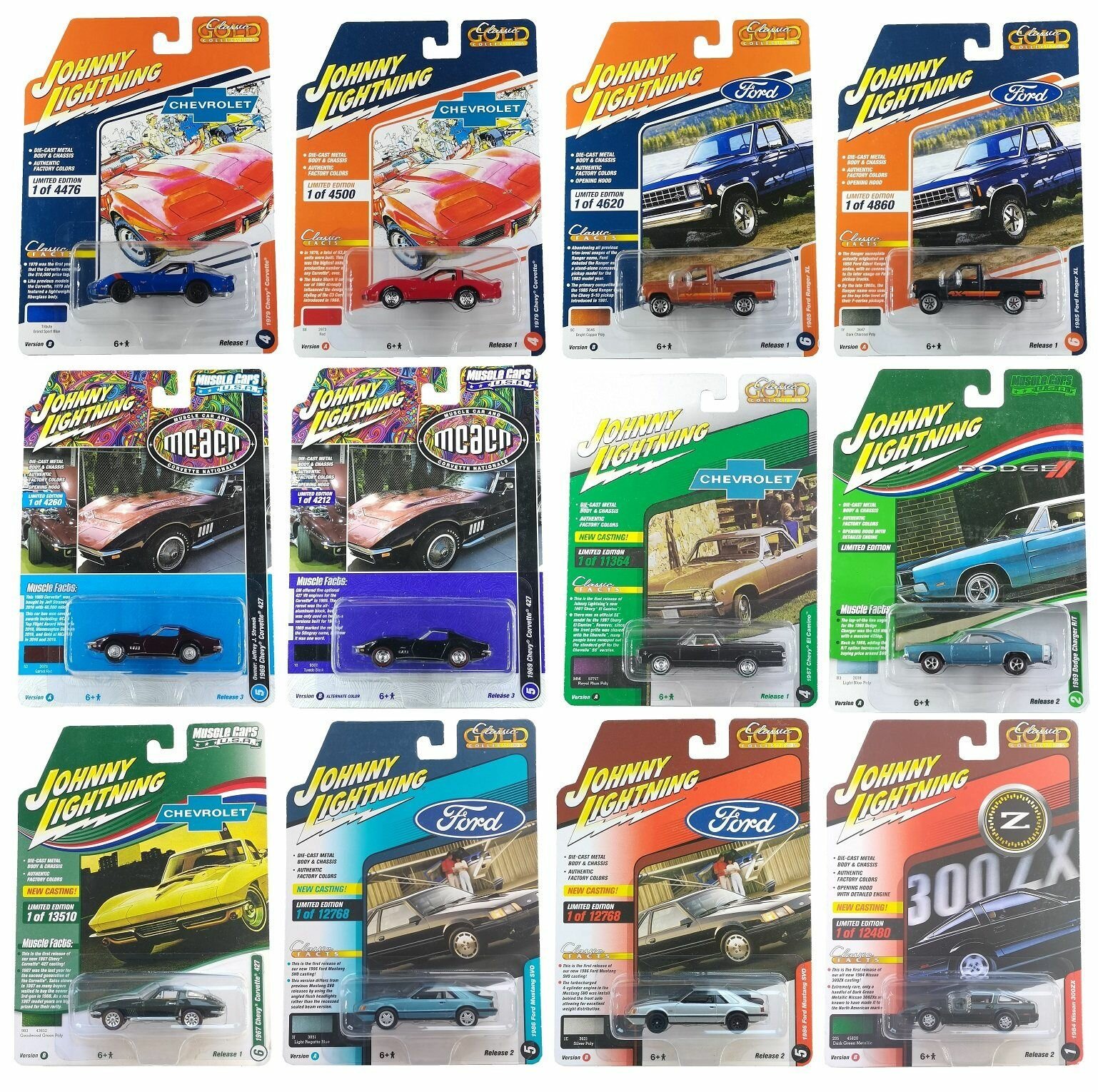 Johnny Lightning 1:64, литой автомобиль модель(1969 CHEVY CAMARO RS Серебро)