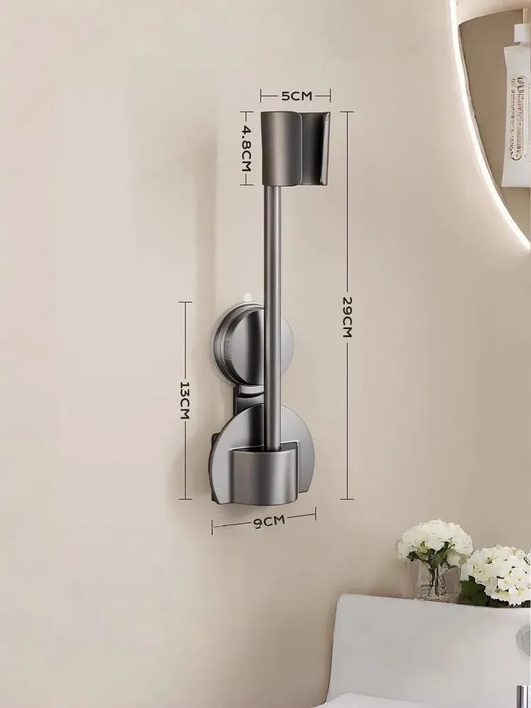 ChaoriMall держатель для фена настенный, полка из ABS, 5x9x29 см, 1 шт
