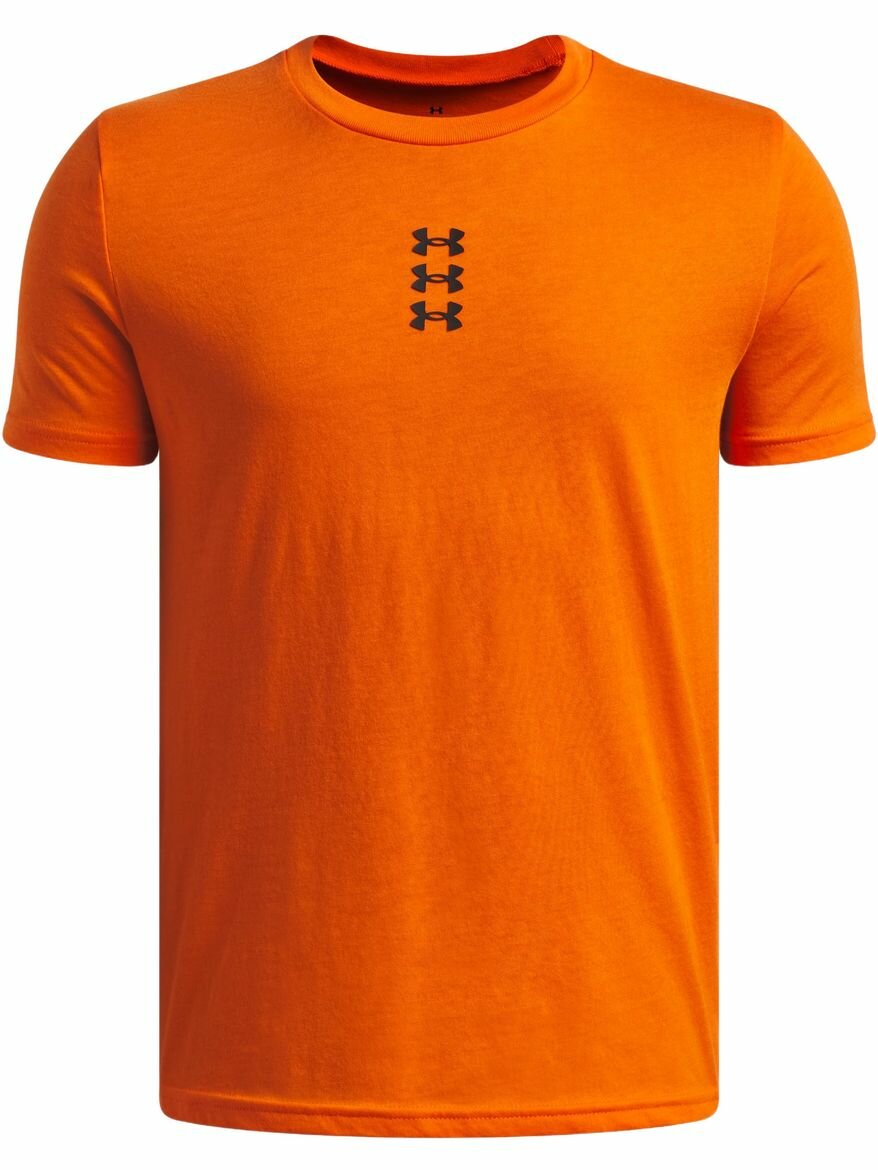 Футболка спортивная UA B HOOPS Triple Logo SS