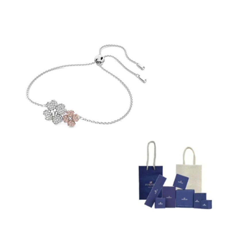 Браслет-манжета, кристаллы Swarovski