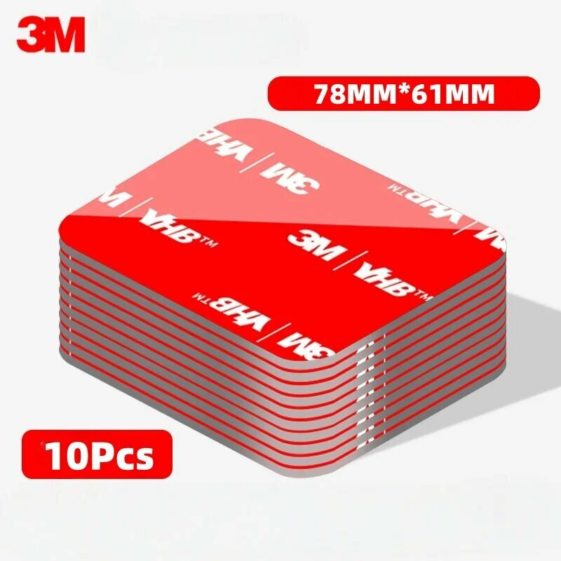 Двухсторонний скотч 3M VHB черный 78x61mm 10 шт.