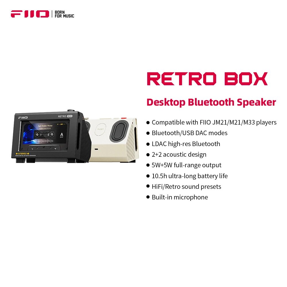 FIIO RETRO BOX Bluetooth-колонка