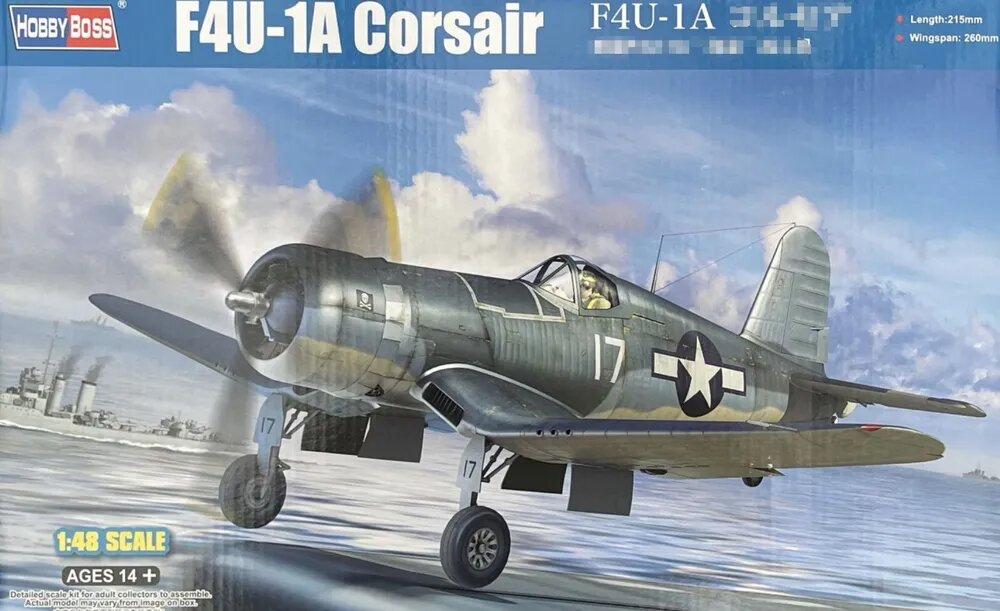 Hobby boss 80383 1/48 F4U-1A Истребитель Corsair сборная модель самолета