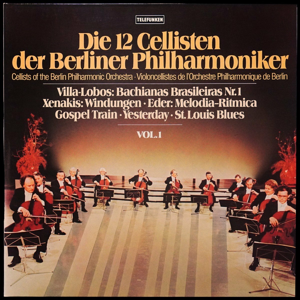 Виниловая пластинка Telefunken Die 12 Cellisten Der Berliner Philharmoniker – Vol.1