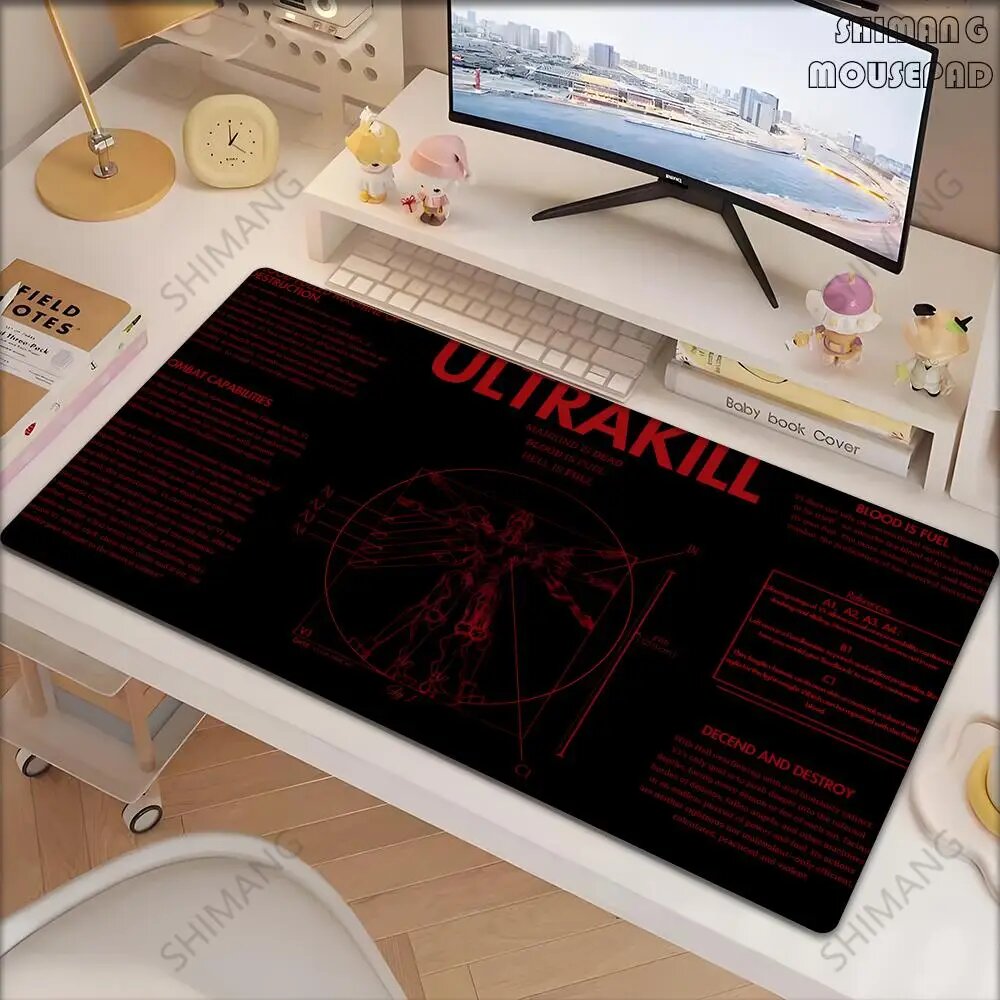 Коврик для мыши SHIMANG ULTRAKILL, черный BLACK4
