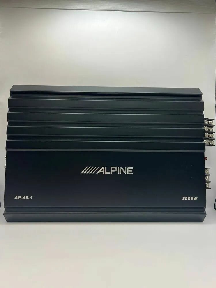 Автомобильный усилитель ALPINE AP-45.1, 3000W, 4 канала, класс А/B, 40A.