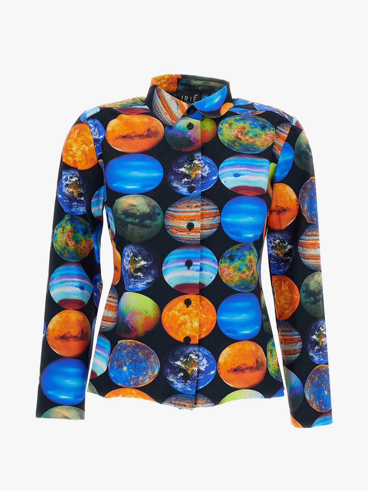 Рубашка Planet-print long-sleeve shirt