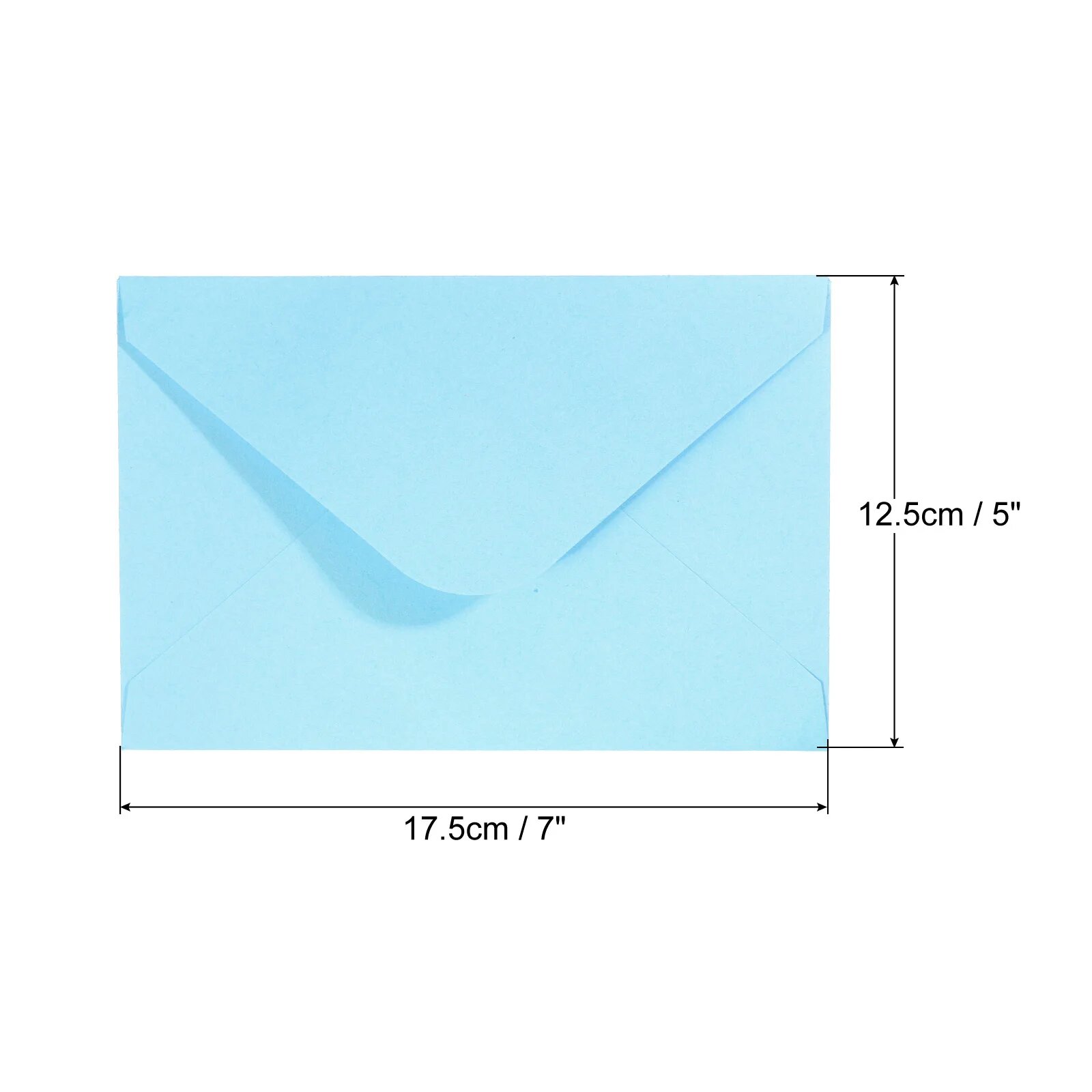 Мини-конверты из бумаги, 50 шт. Голубой, LightBlue17.5x12.5cm