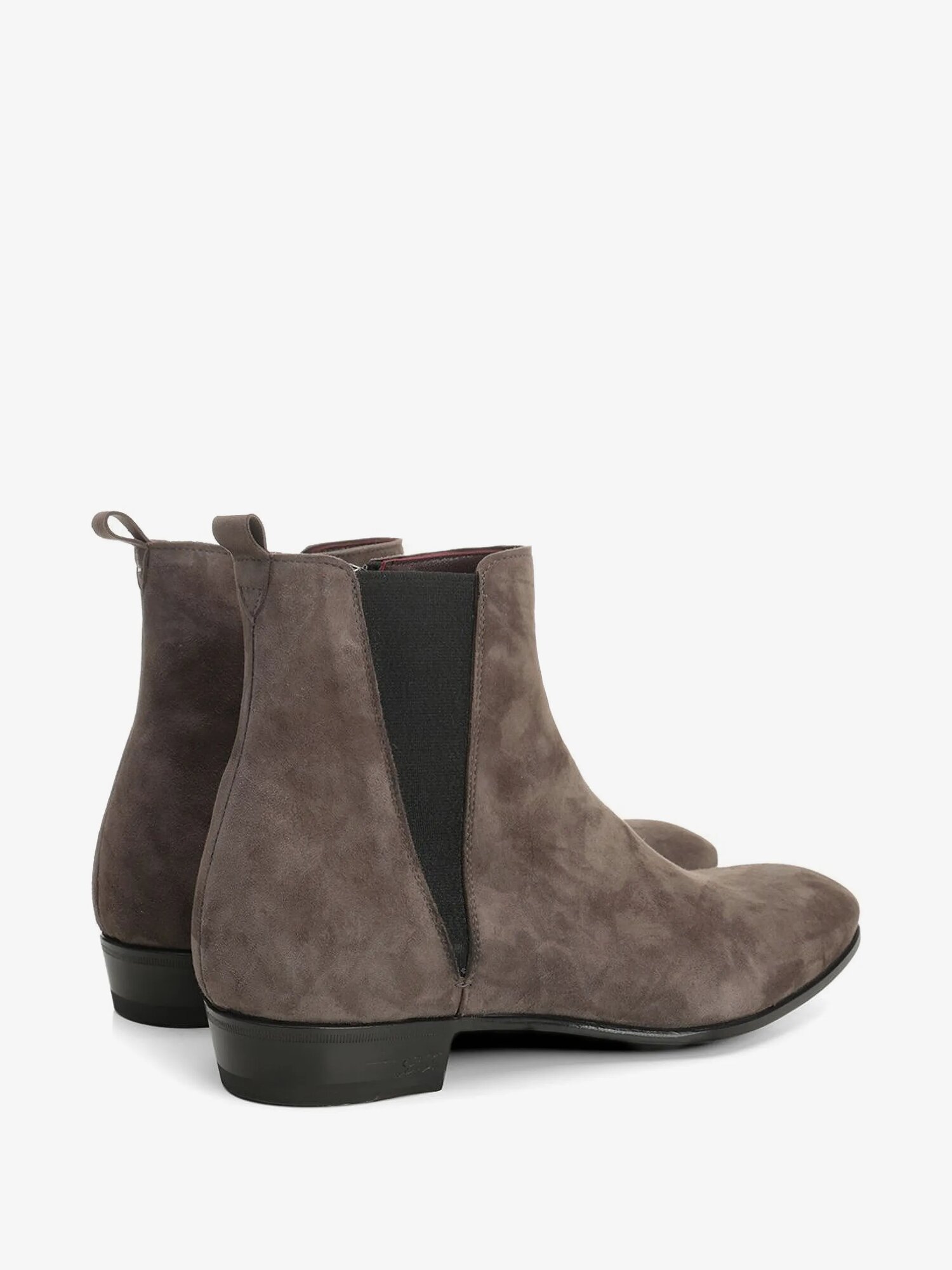 Ботильоны Lidfort Suede zip-fastening ankle boots, размер 8, серый — фото 1