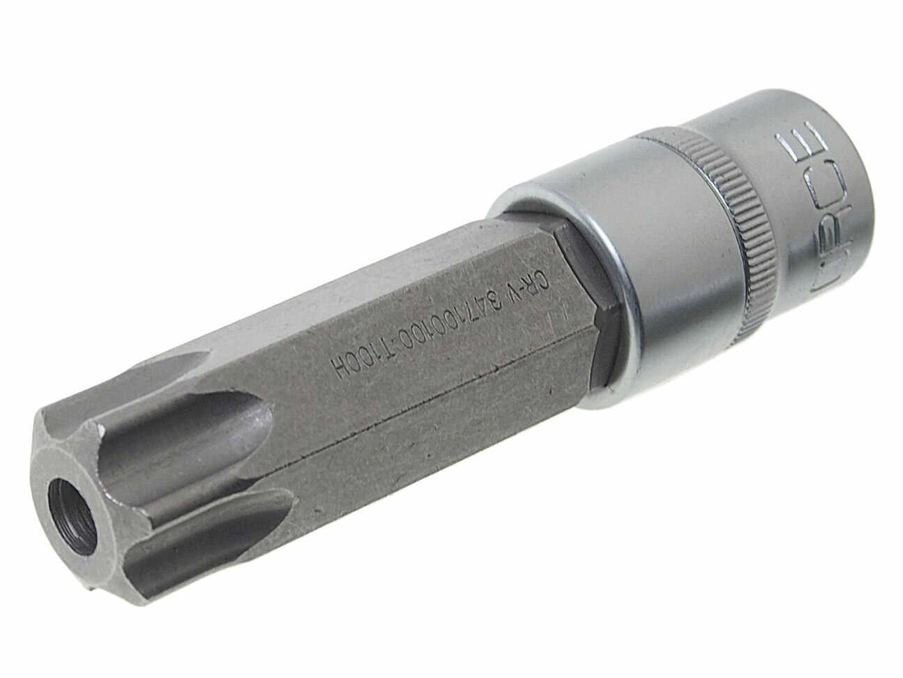 Головка-бита TORX T100 с отверстием 1/2" (L-100мм) ROCKFORCE