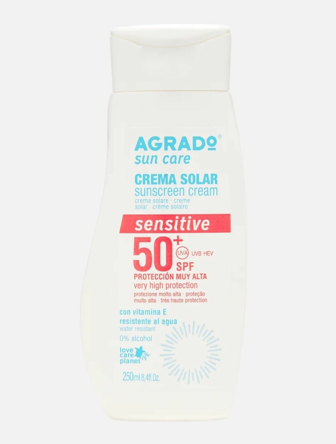 Солнцезащитный крем spf 50+ AGRADO sunscreen cream