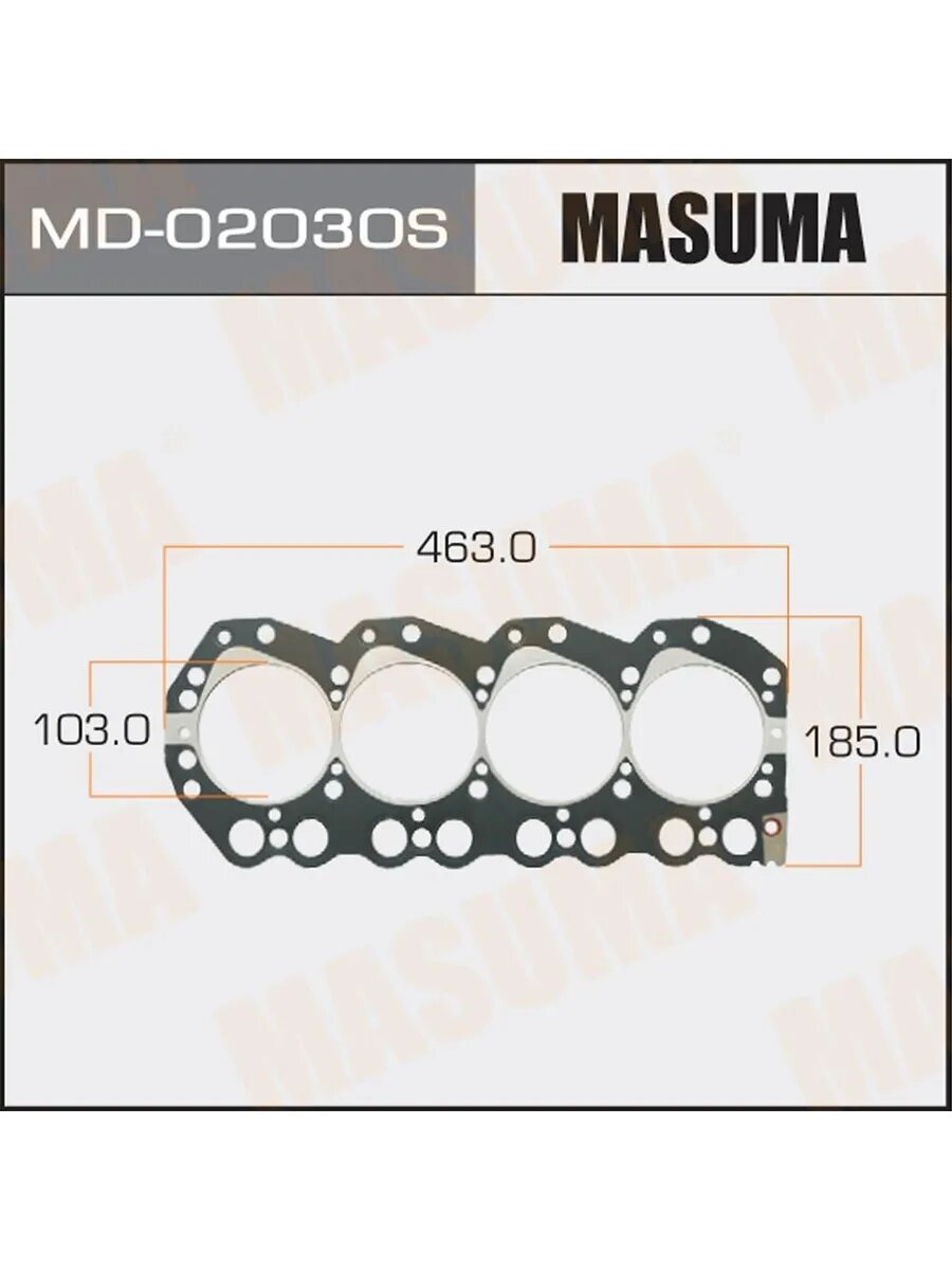 Прокладка ГБЦ для а/м Nissan Pick 98-05, Caravan 96-01, арт. MD02030S