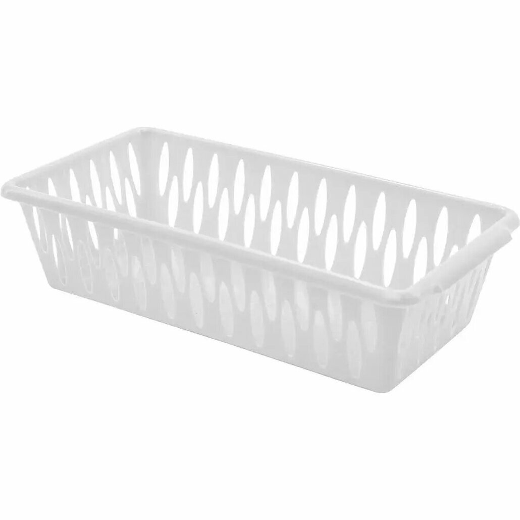 Корзина для хранения Keeplex Light XS, пластик, 19,5х5см, цвет белое облако