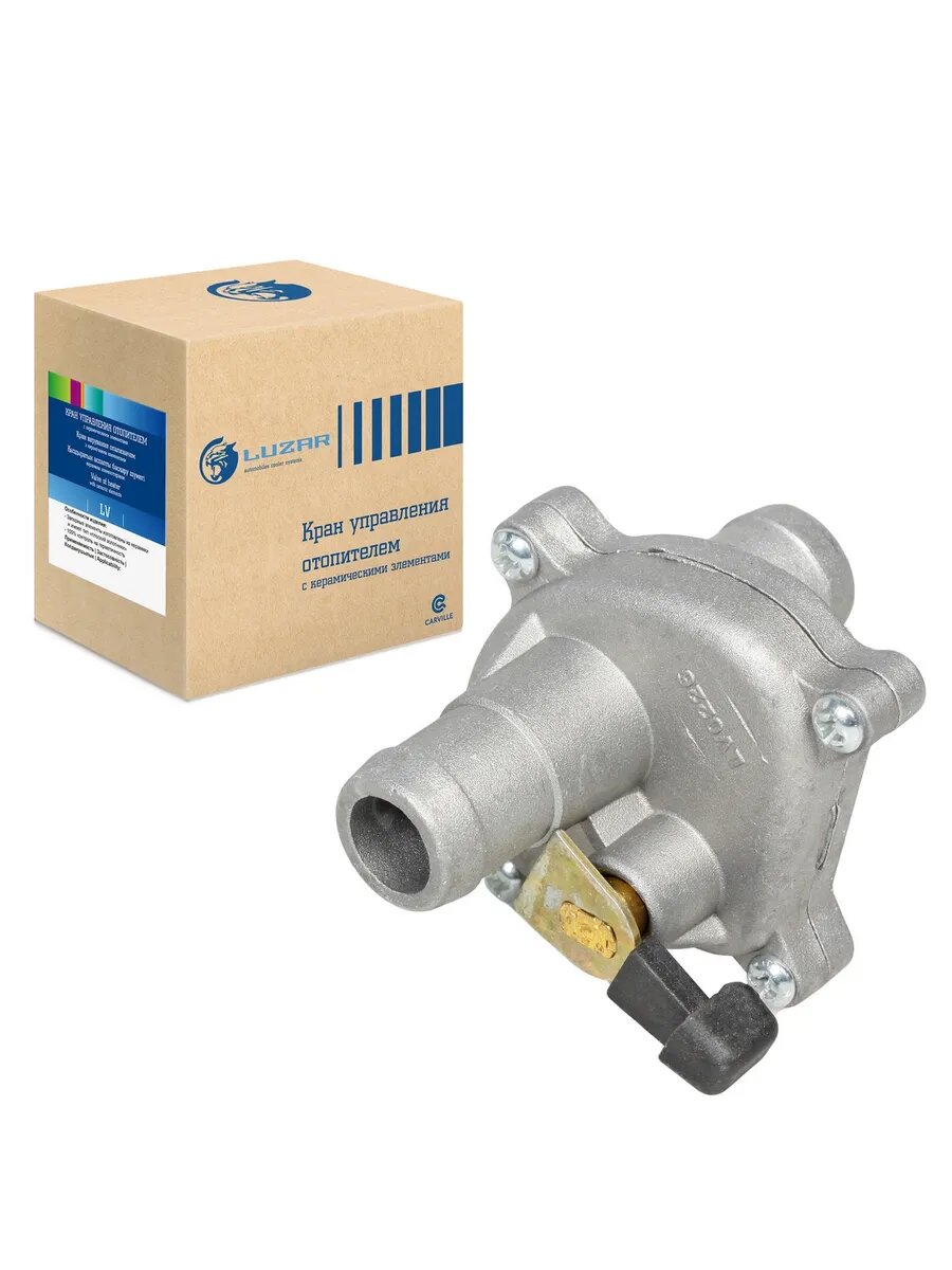 Кран отопителя для а/м: Москвич 2141 керамический