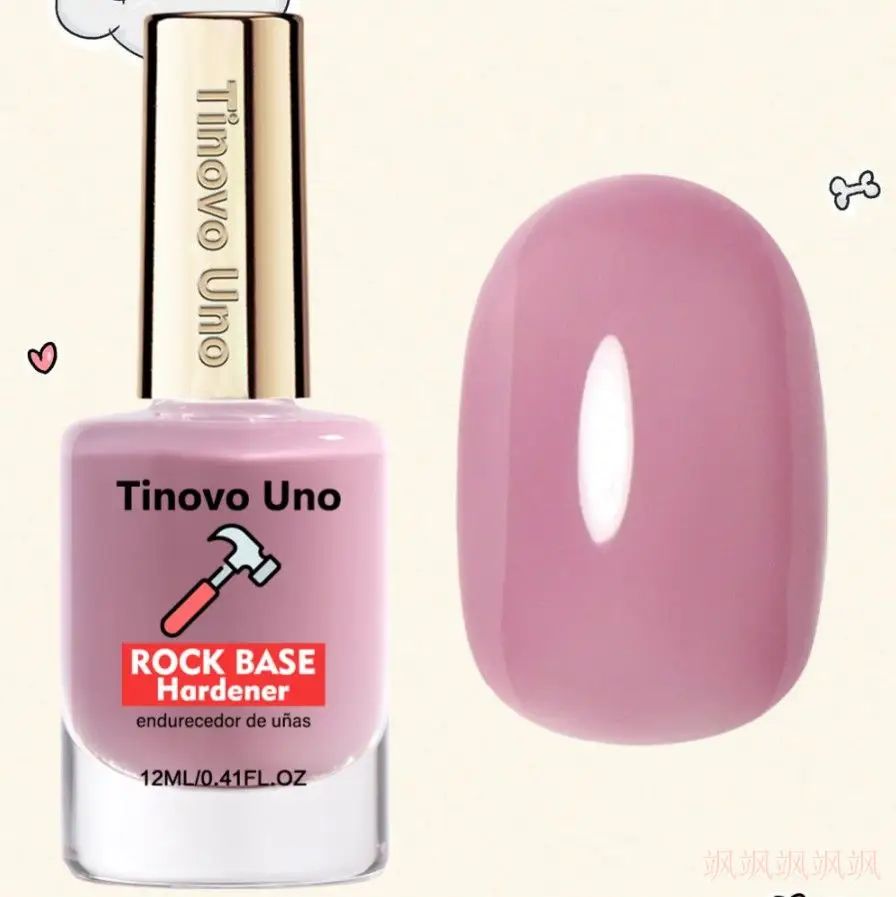 Tinovo Uno ROCK BASE Hardene 12ml: Упрочить ногти, предотвратить ломание хрупких ногтей