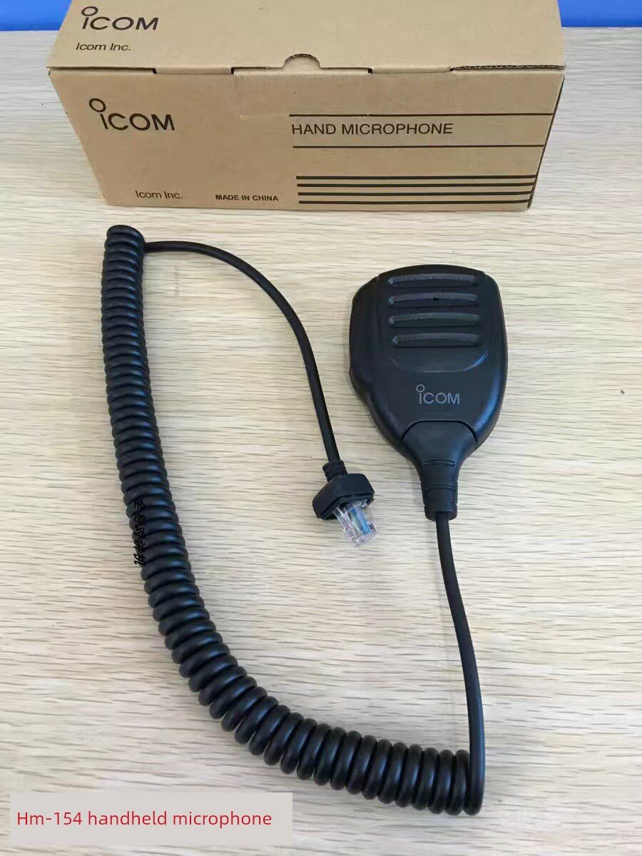 ICOM HM-154 ручной микрофон универсальный для радиостанций ICOM, включая крепежные детали, 110 г