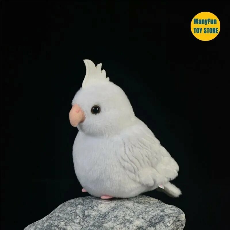 Цзинъянь-Реалистичная мягкая плюшевая игрушка Корелла Попугай птица