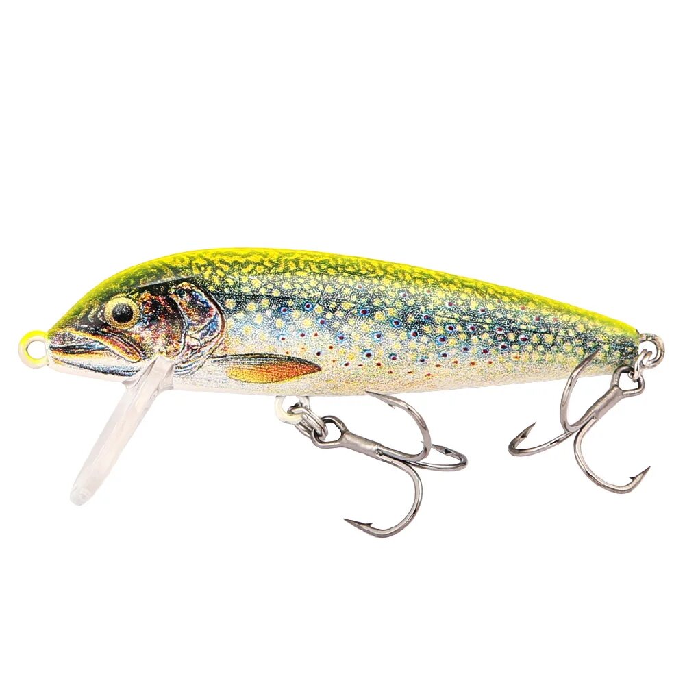 Воблер B&U Fishing Lures Sinking Minnow, yellow white