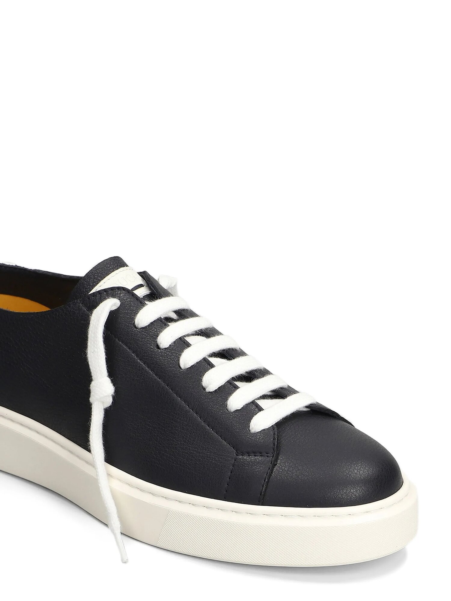 Кроссовки Doucal's Pebbled-leather sneakers, размер 42 — фото 1