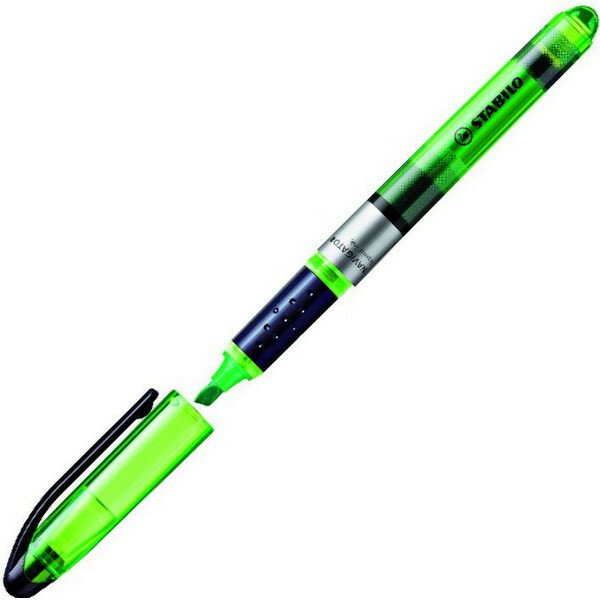 Текстовыделитель Stabilo Navigator с системой жидких чернил, 1-4 мм, Зеленый (STABILO 545/33)