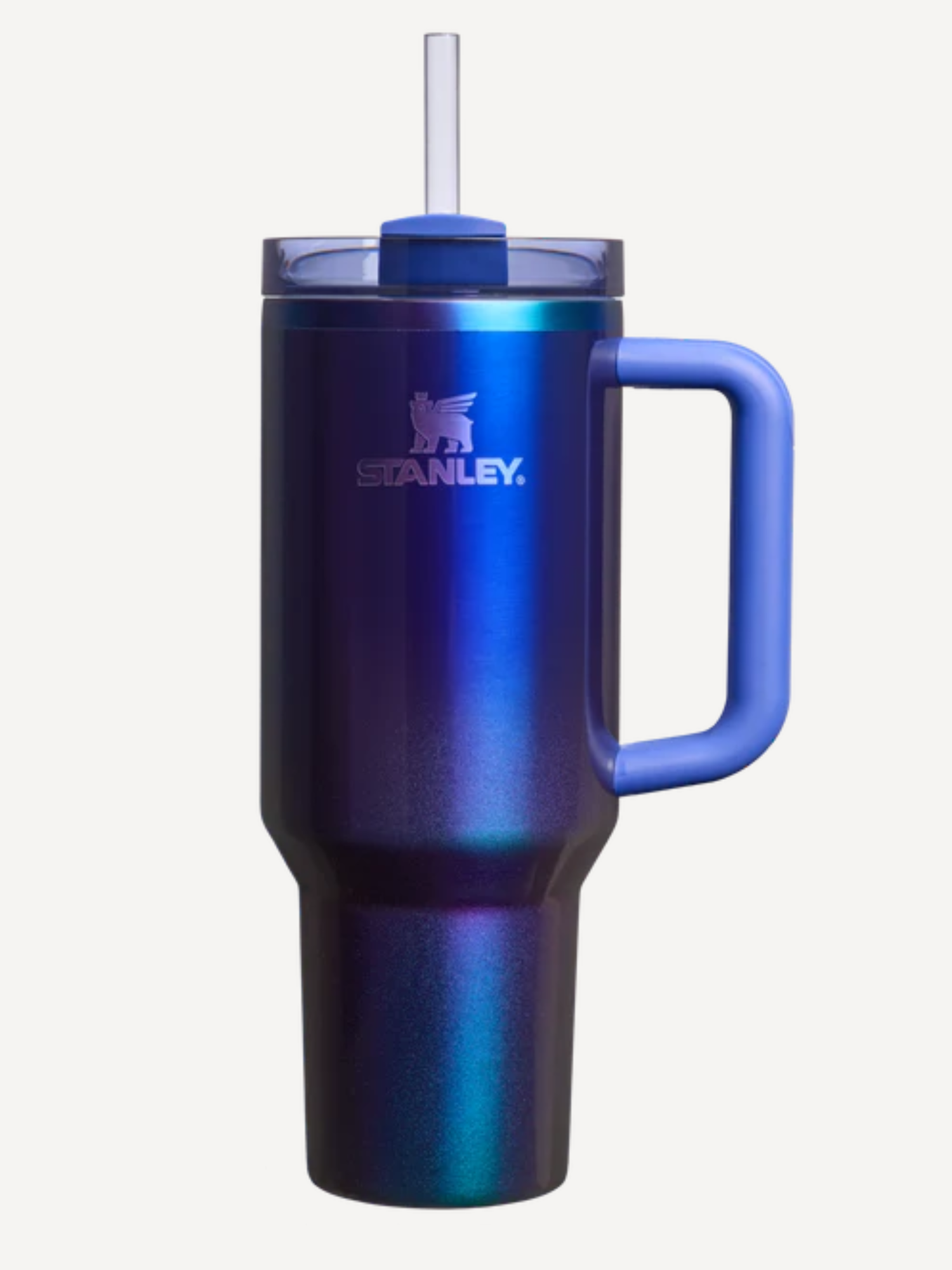 Термокружка Stanley Quencher H2.0 FlowState 1.18 л (40 oz), с трубочкой, цвет сине-бирюзовый металлик (Star Shine), лимитированная серия The Dream Weaver, оригинал США