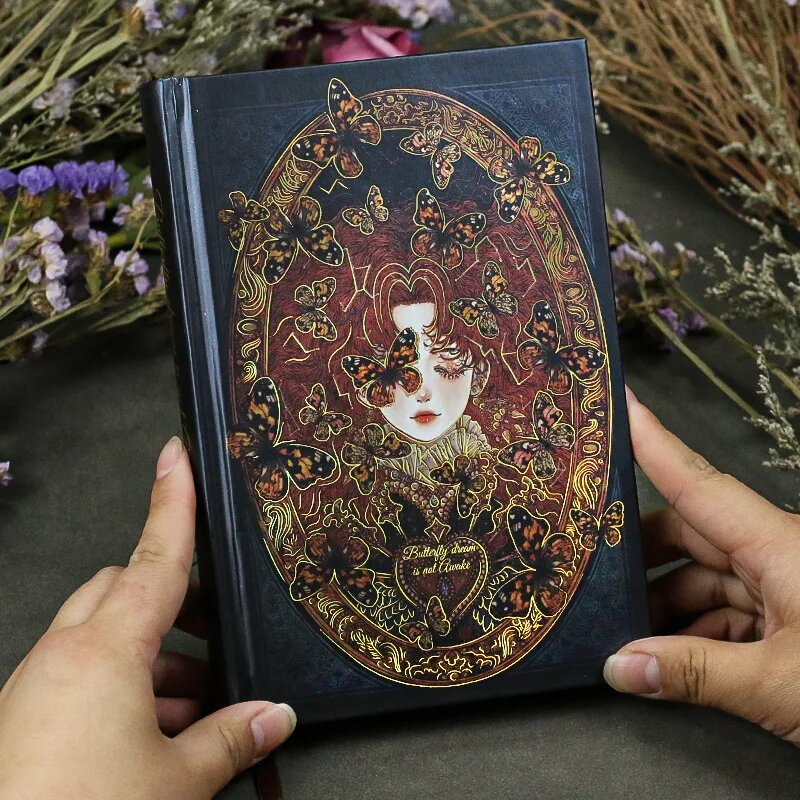 Блокнот Retro Butterfly Love Flower Notebook C