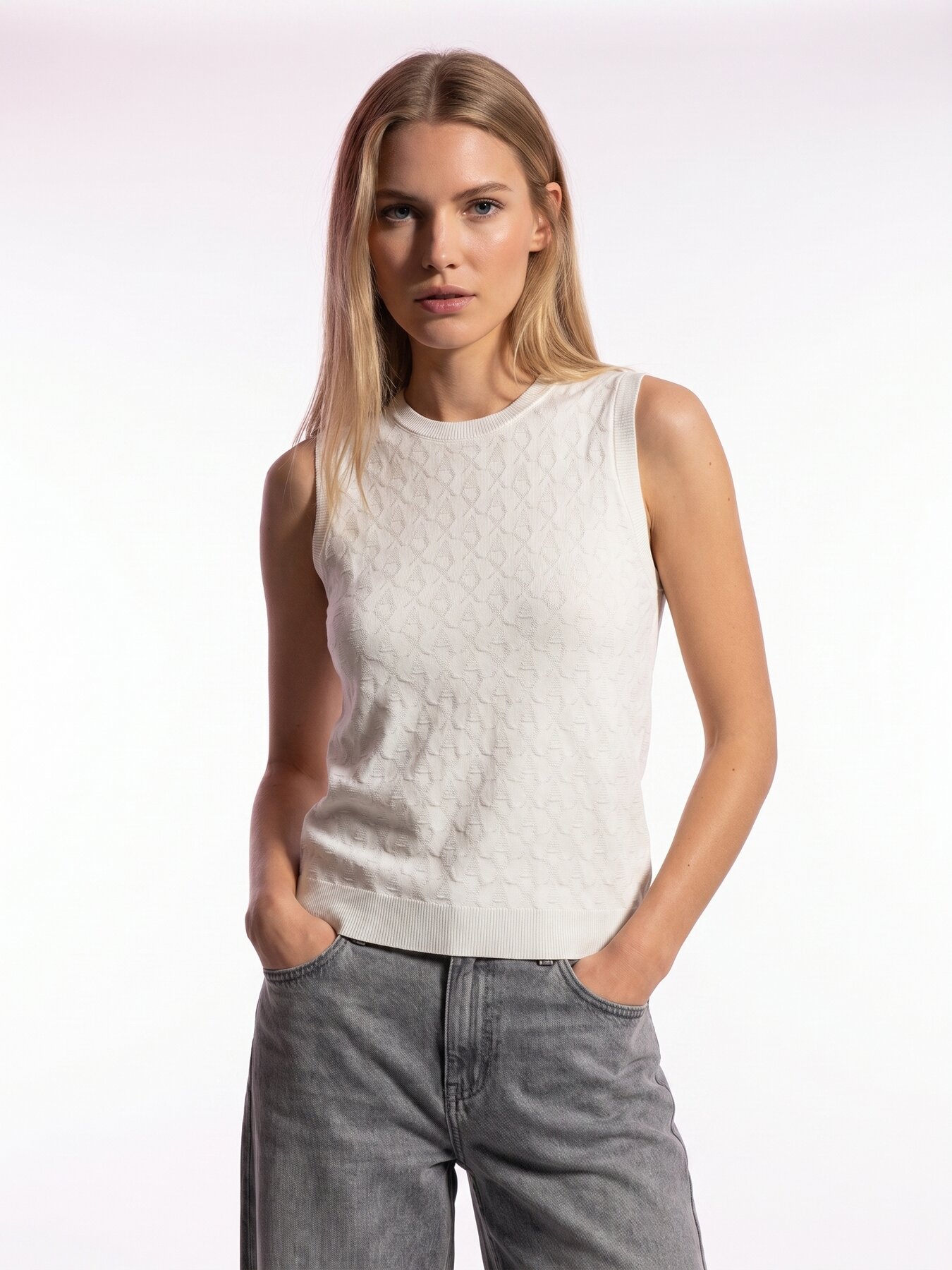 Топ Armani Exchange, размер XS, белый