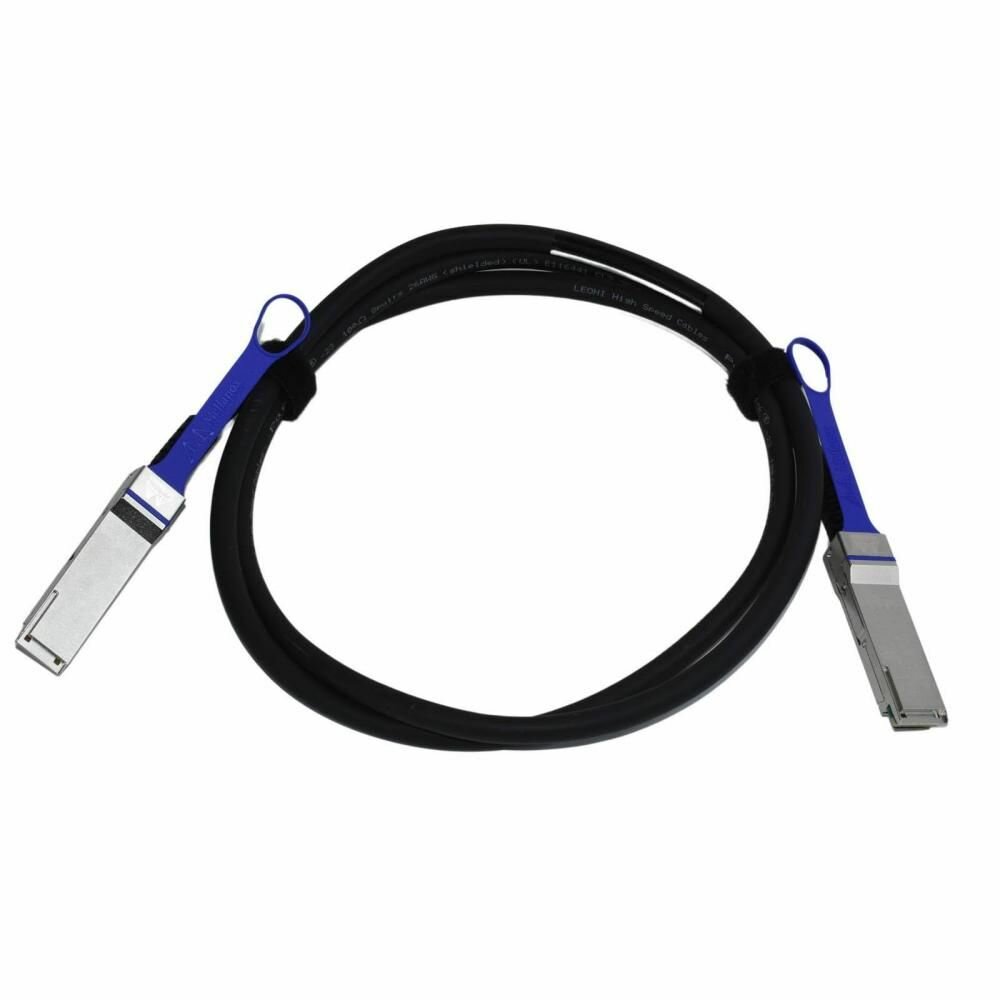 Трансивер-кабель Mellanox MCP1600-E01AE30 IB EDR up to 100Gb/s QSFP28 1.5m Black 30AWG