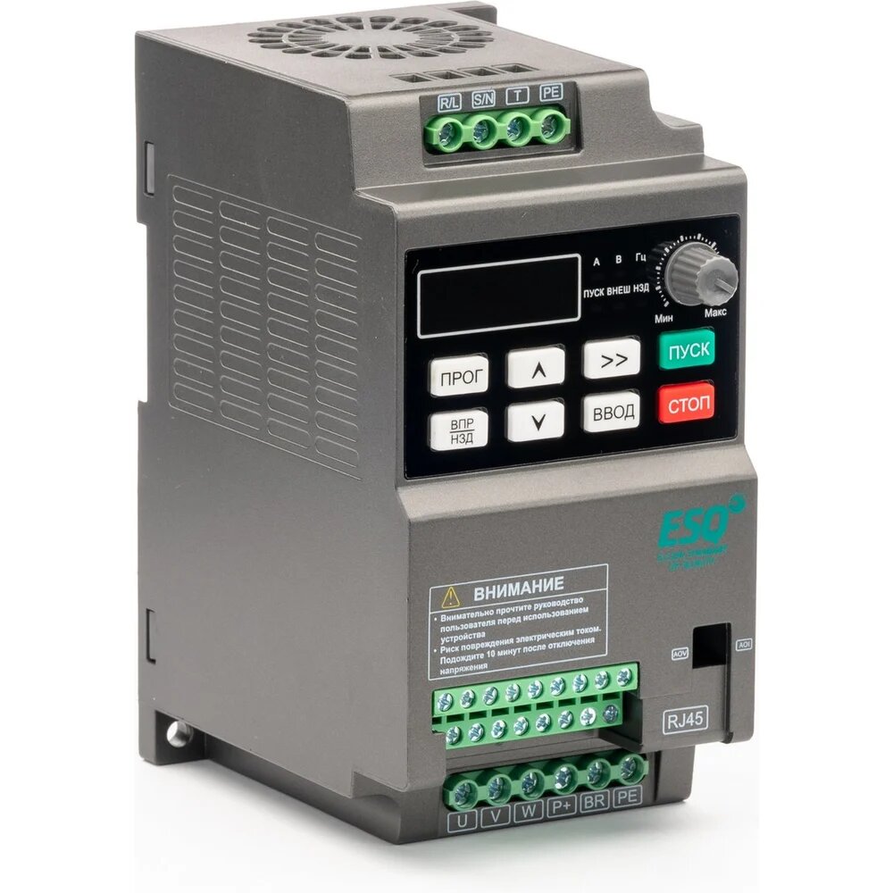 Частотный преобразователь ESQ -230-2S-0.7K 0.75кВт, 220В 08.04.304418