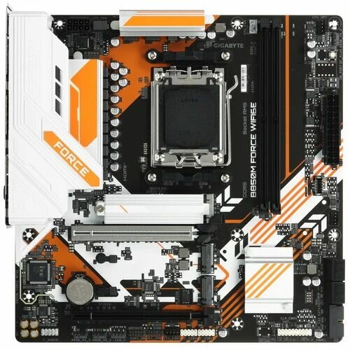 Материнская плата GIGABYTE B850M FORCE - AM5, AMD B850, 2xDDR5-5200 МГц, 1xPCI-Ex16, 3xM.2, Micro-ATX