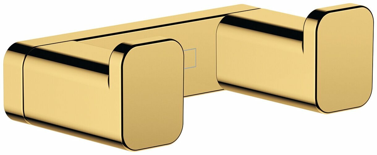 Двойной крючок Hansgrohe AddStoris 41755990 полированное золото