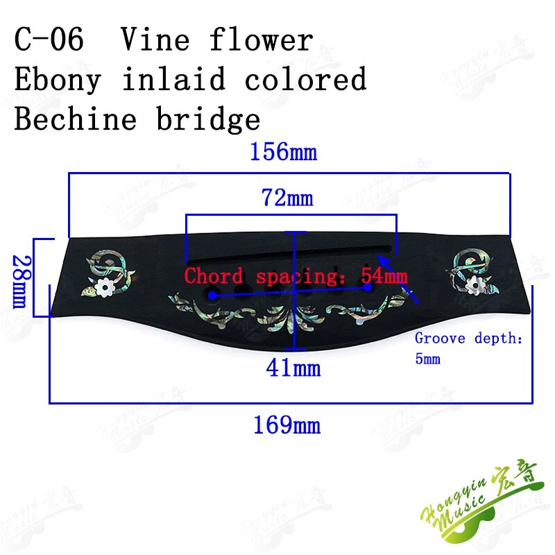 Аккустическая гитара Bechine Folk TL C-06, черный