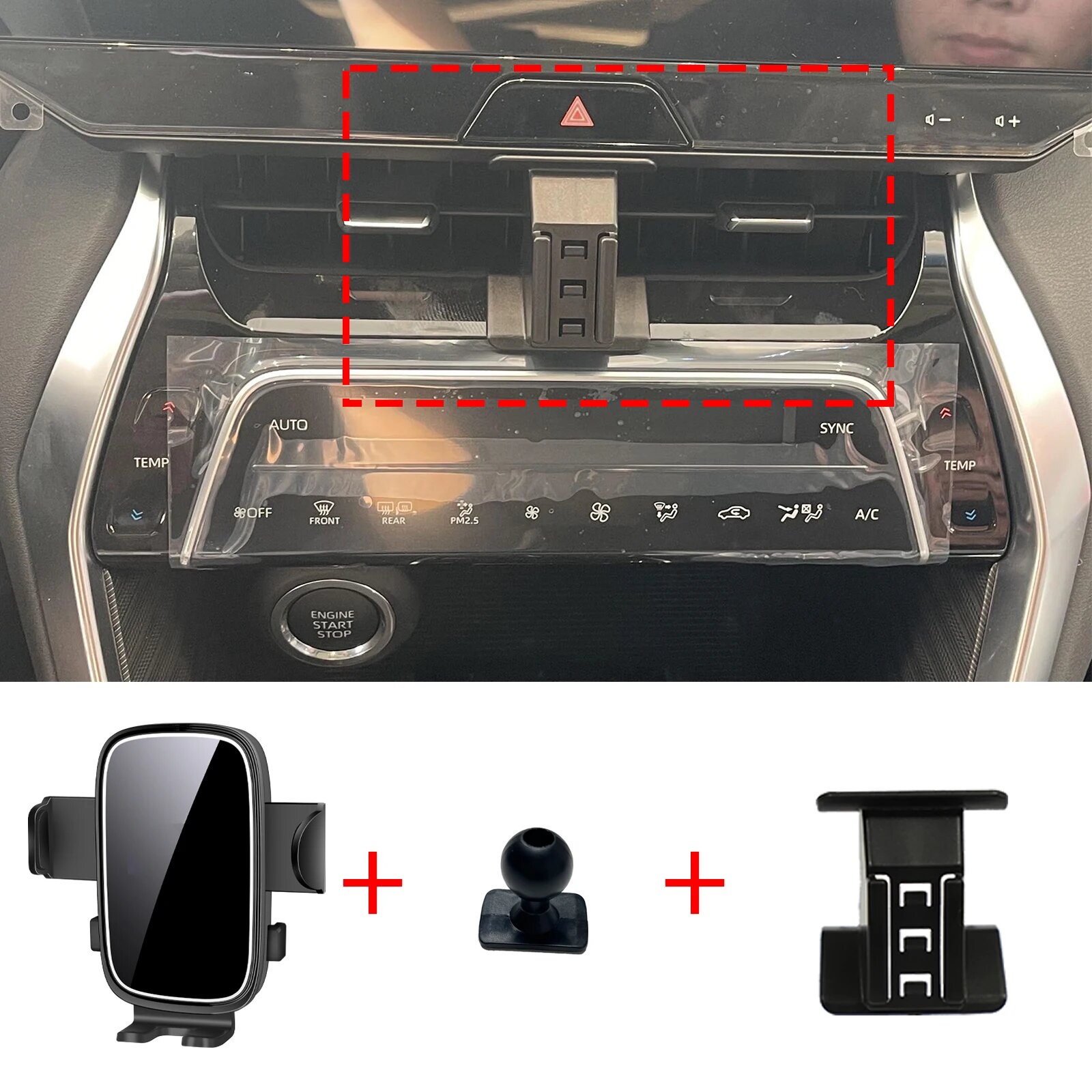 Подходит для Toyota Harrier Venza 2021 2022 2023 2024 XU80 навигационный держатель для телефона крепление индивидуальные автомобильные аксессуары