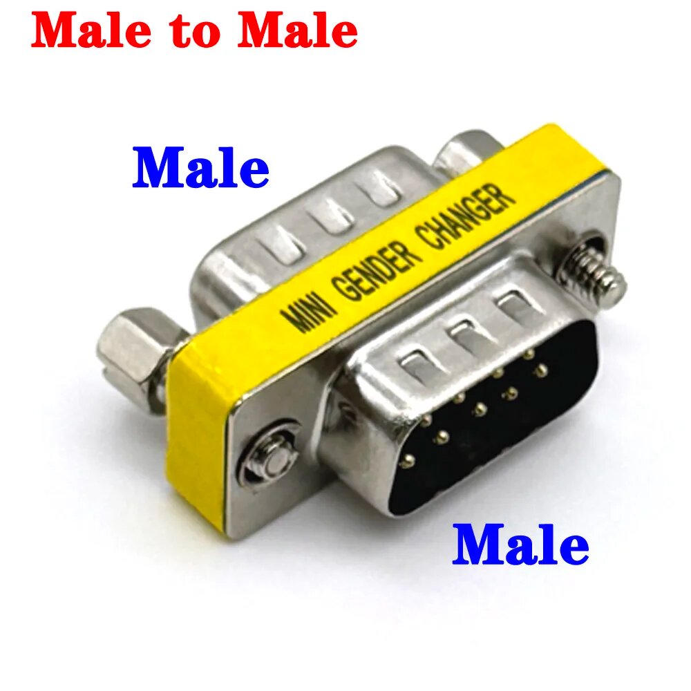 Адаптер Male to Male для RS232