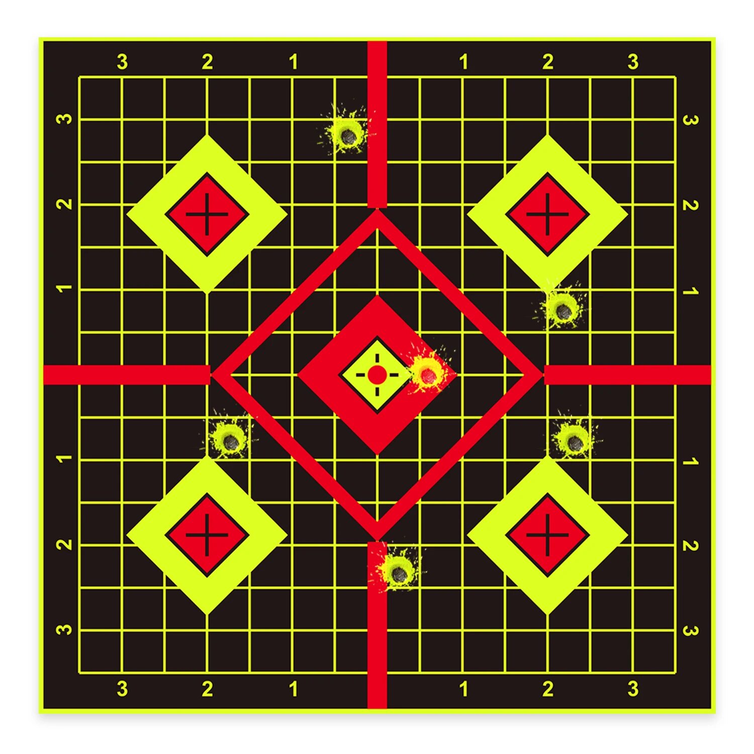 Клейкие мишени SplatterTargets 8x8 дюймов