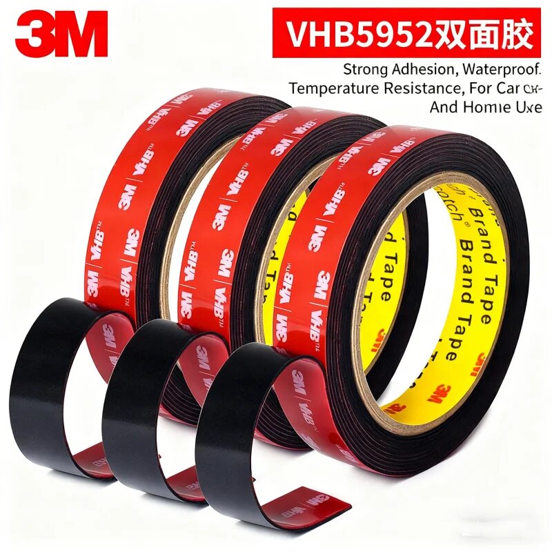 3M VHB5925 Черная двусторонняя лента 50 мм