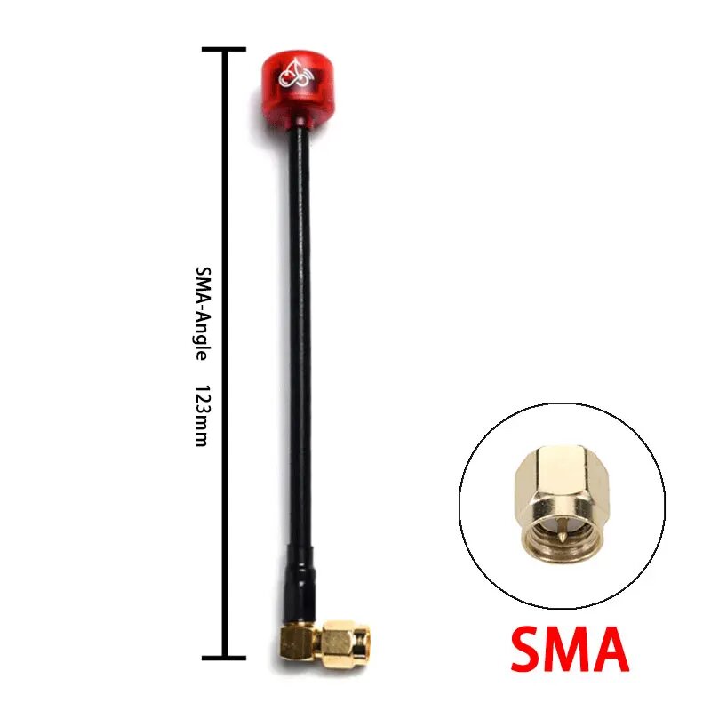 Антенна для дрона RUSHFPV Cherry II 5.8G SMA Angle-RHCP 123mm